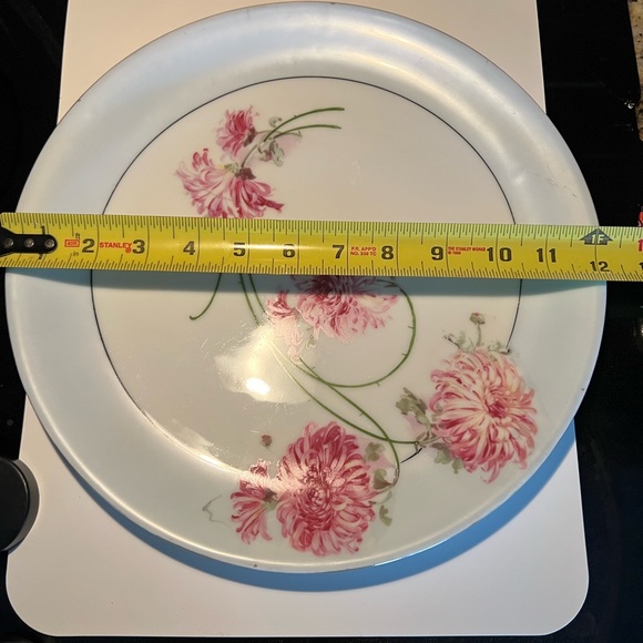 Bavaria | Dining | Bavaria Red Floral Mums Hand Painted 2 Inch Platter ...